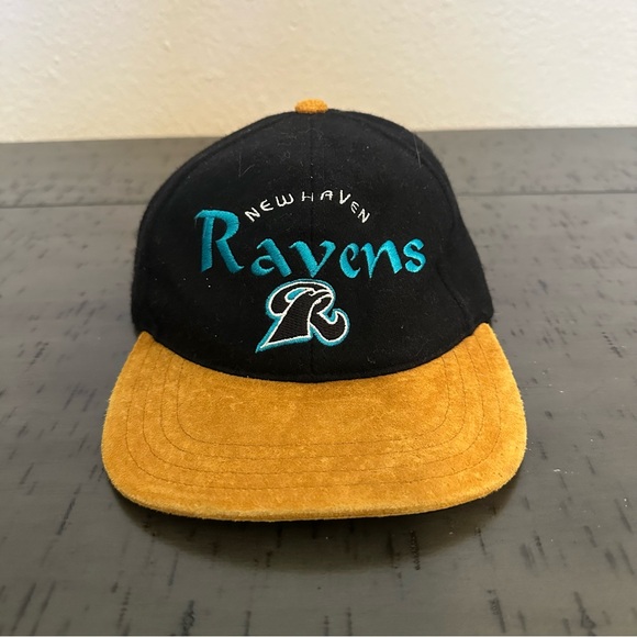 Vintage | Accessories | Vintage Milb New Haven Ravens Felt Strapback ...